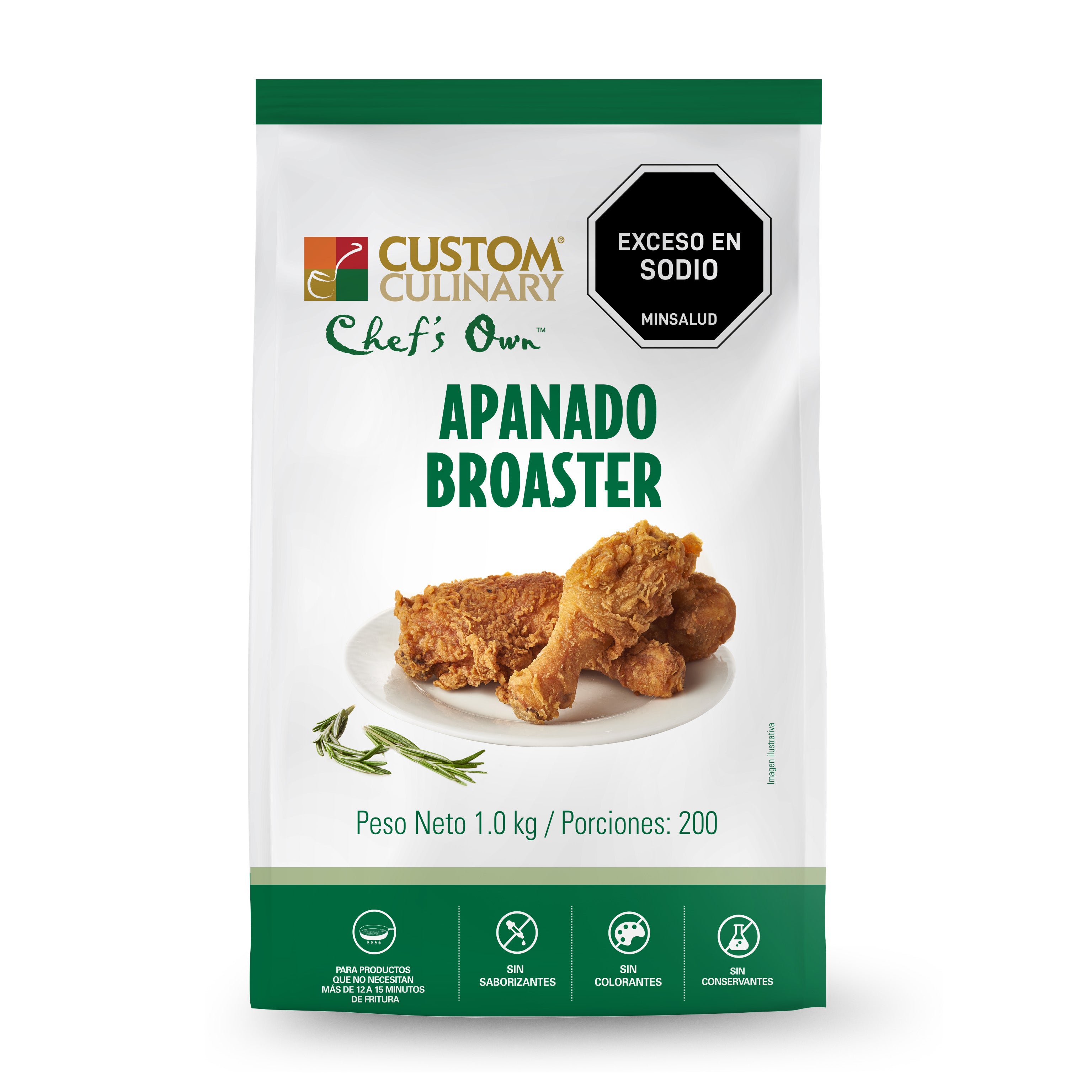 Apanado para pollo Broaster Chef's Own™ 1kg | APANADOS | Custom Culinary