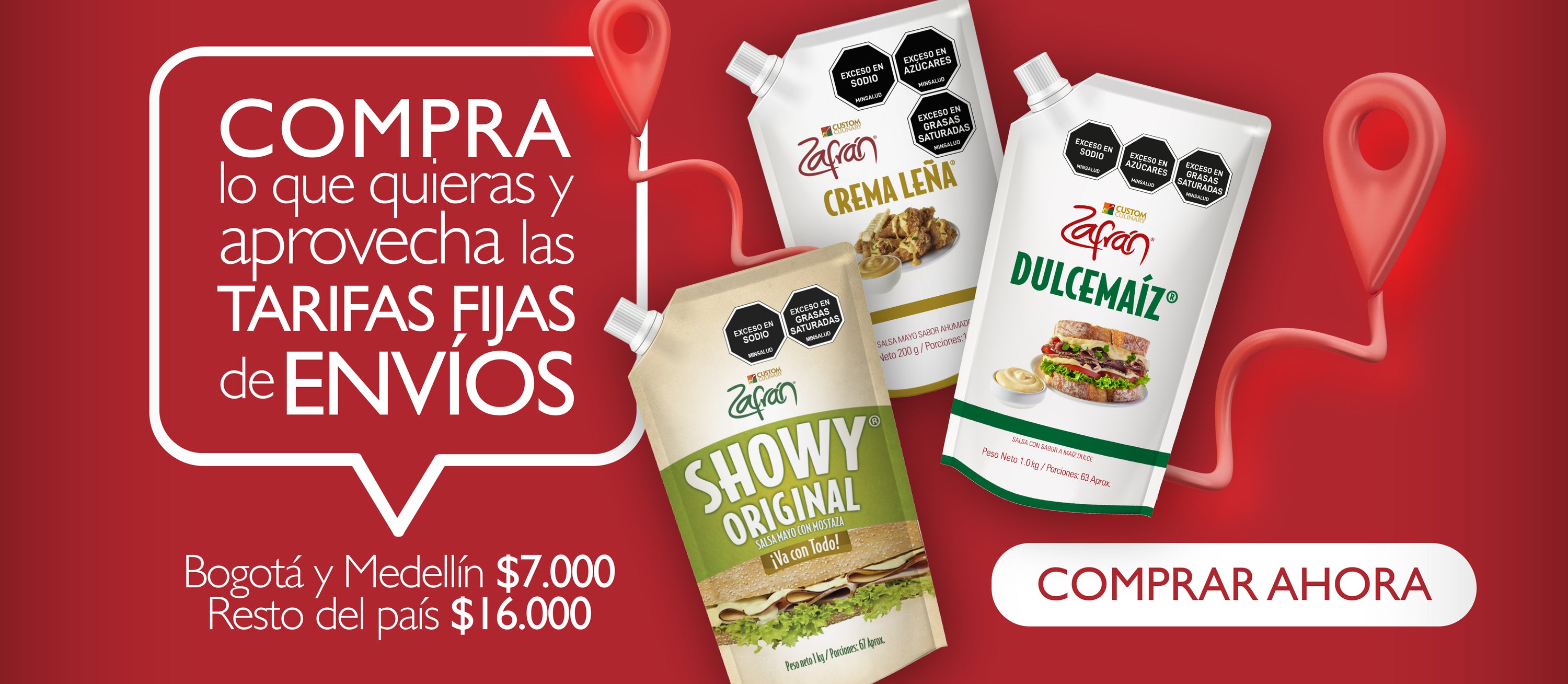 Tienda Online Custom Culinary® - Salsas e ingredientes de cocina